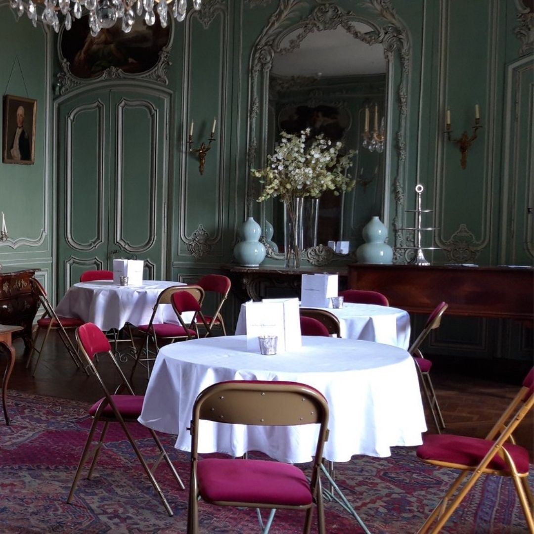 White Folding Chairs Worship Series Chair Gold Vein Burgundy Fabric ...